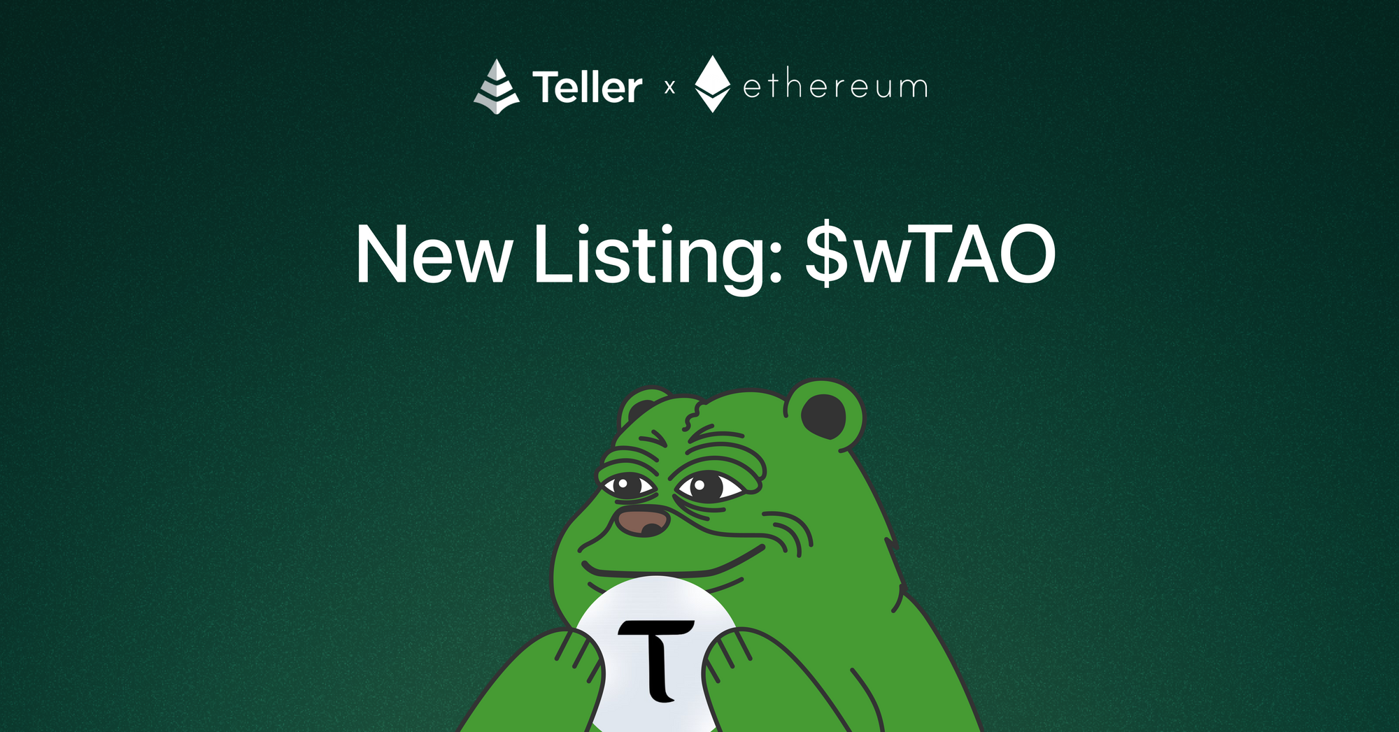 Lend wTAO to Earn Yield on Teller