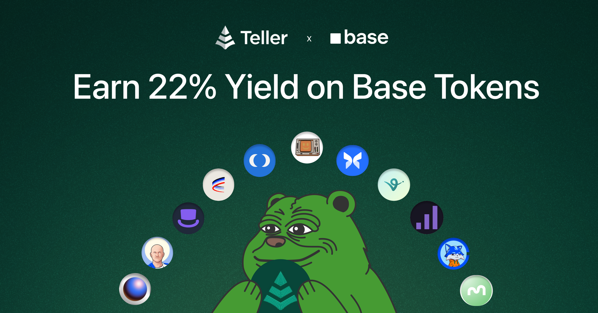 Earn 22% Compounding Yield on Base Tokens